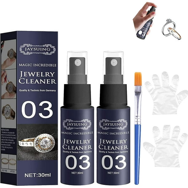 Jewelry Cleaner Solution, Jewelry Cleaner Spray, Instant Shine Jewelry ...
