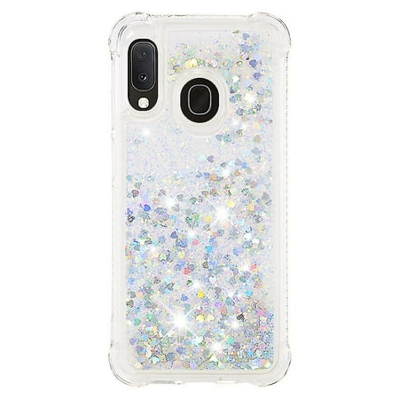 Samsung Galaxy A20e/a10e Case Glitter Liquid Transparent Sparkly Shiny ...