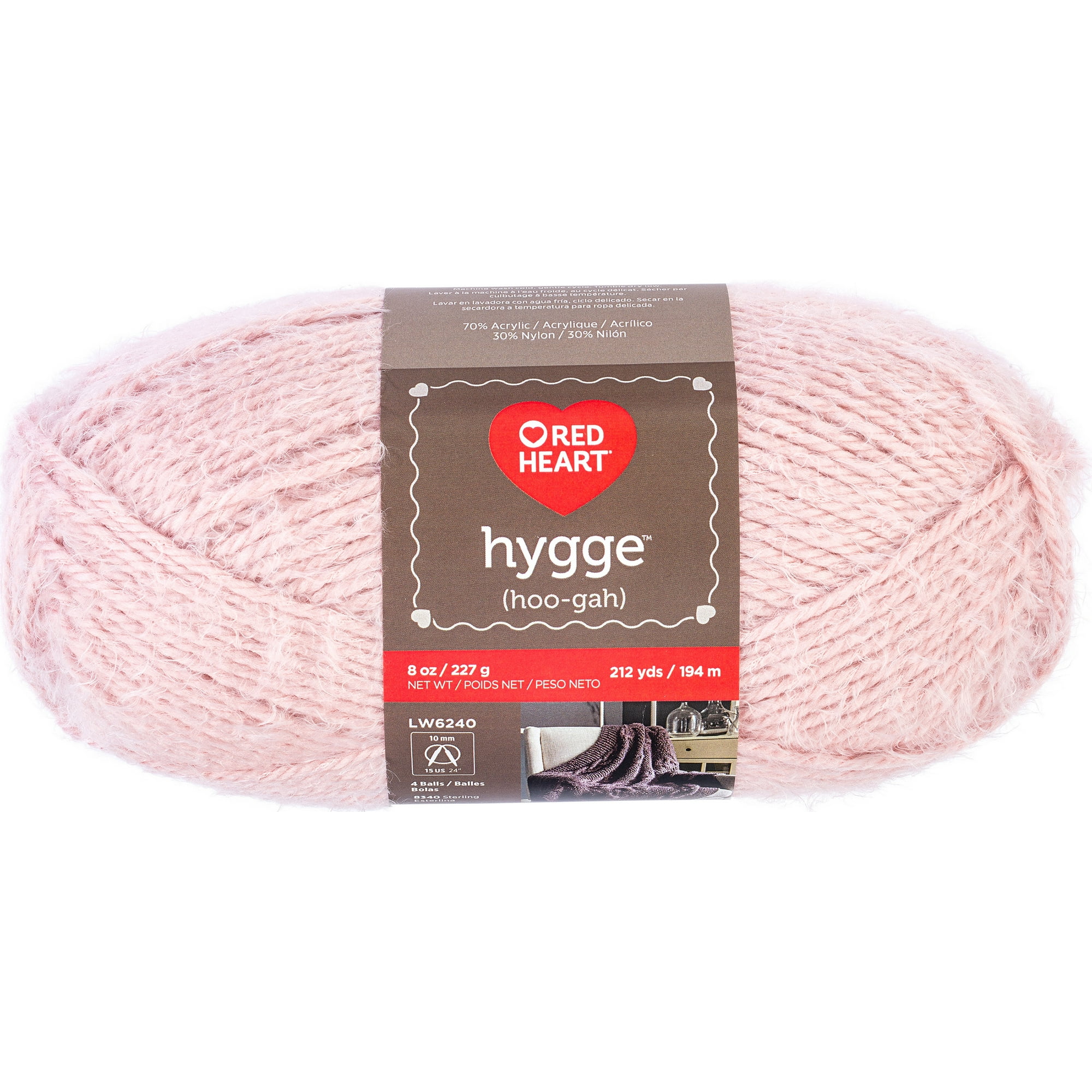 Click here for Coats & Clark Red Heart Hygge Yarn 8oz-Powder - E8... prices