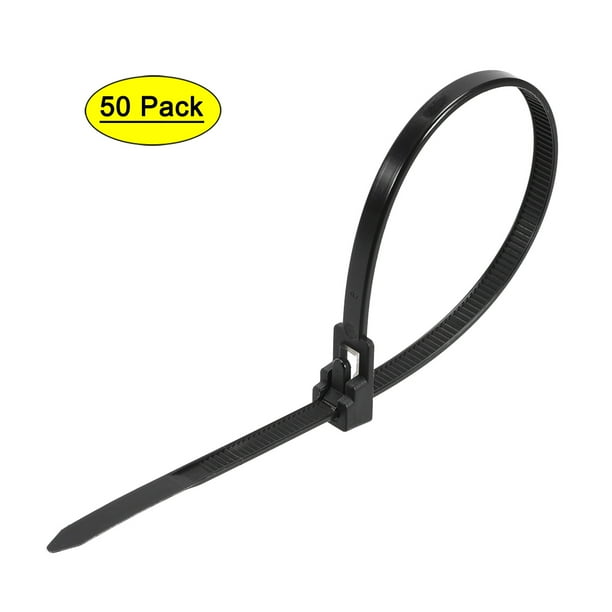 Uxcell Reusable Cable Ties Cable Zip Ties Flexible Cable Tie Wraps ...