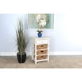 Sunny Designs Marina White Sand Storage Table - Walmart.com