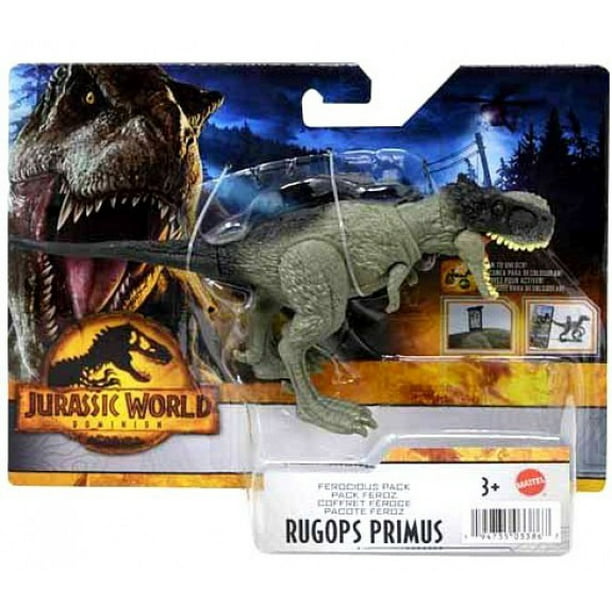 Jurassic World Ferocious Pack Dinosaur Action Figure 3 Year Olds & Up ...