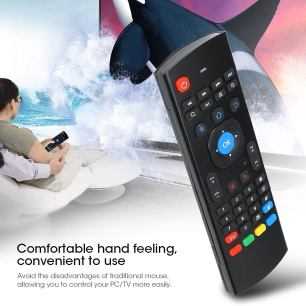 Remote Air Fly Mouse, 2.4G Remote Control Keyboard IR Remote Controller ...