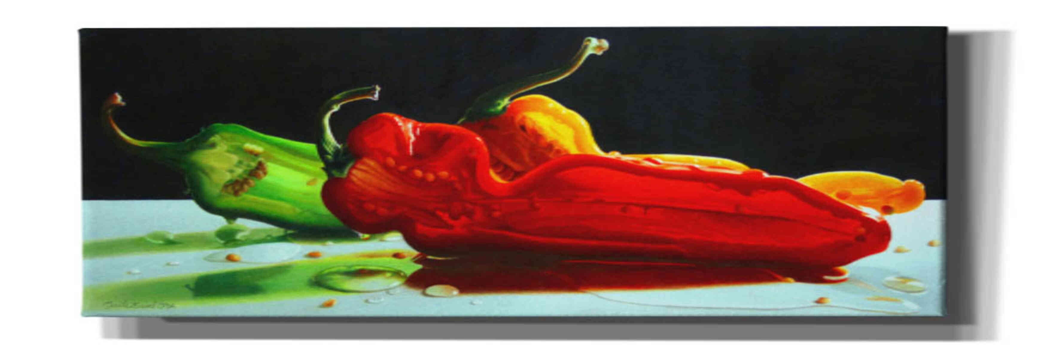 Epic Graffiti 'Too Hot to Handle' by Cecile Baird, Canvas Wall Art, 60 ...