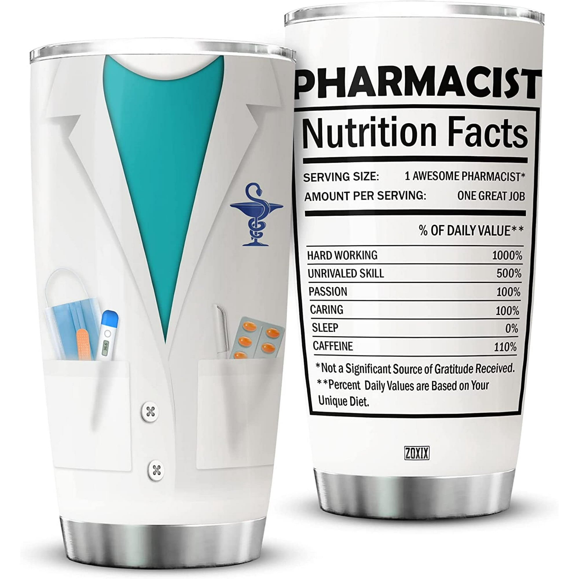 Click here for Forasu Pharmacist Nutrition Facts Tumbler Cup 20oz... prices