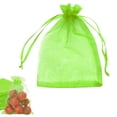 Mesh Net Garden Barrier Bags, Drawstring Fruit Tree Protector Covers ...