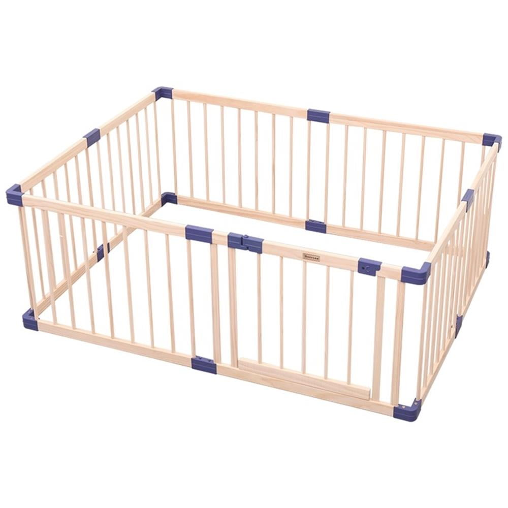Click here for Pemberly Row Baby Solid Wood Saftey Gate With Blue... prices