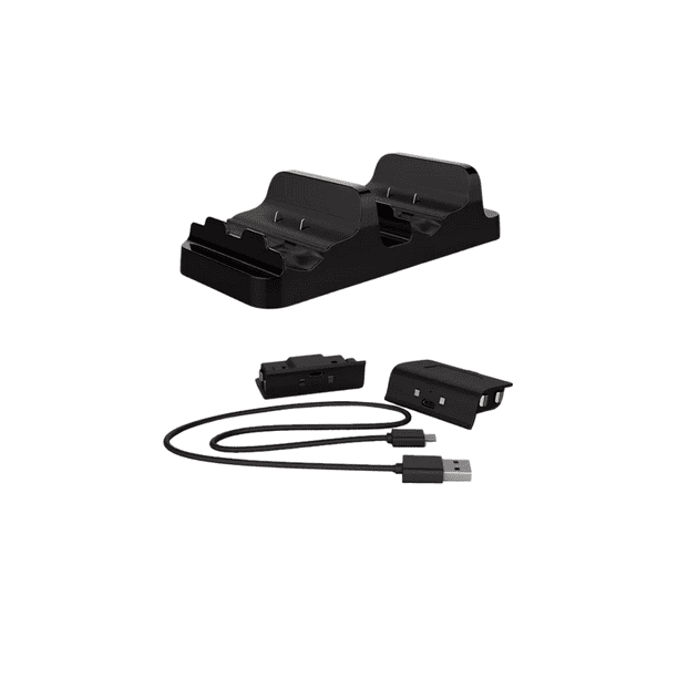 Carga Y Juega Base Cargadora Doble Para Controles Xbox Negro | Walmart en línea