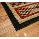 Mayberry Rugs Aspen Multi Lodge Bear Area Rug 7'10" x 9'10" 8' x 10 ...