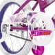 Huffy Sea Star 16-inch Girls’ Bike with Training Wheels, Purple, 4-6 ...