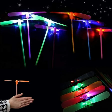NETSENG 12Pcs Bamboo Dragonfly,String Dragonfly Toy,LED Bamboo ...
