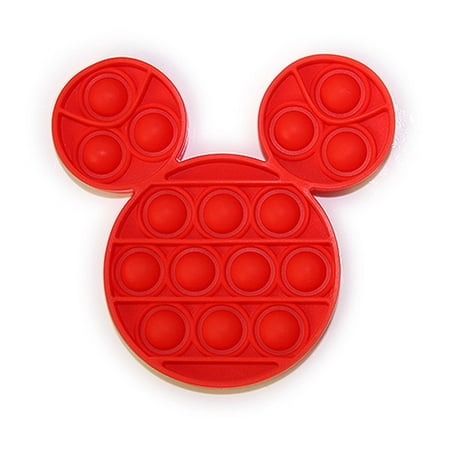 Bail New Pop It Mickey Mouse Shape Fidget Kids Toys Push Bubble Stress ...