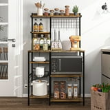 Hommoo 7 Tiers Multipurpose Kitchen Storage Rack, Baker’s Rack for ...