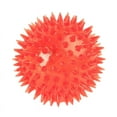6 Pack of Light-up Flashing LED Spiky Squeaky Balls (Random Colors) NOT ...