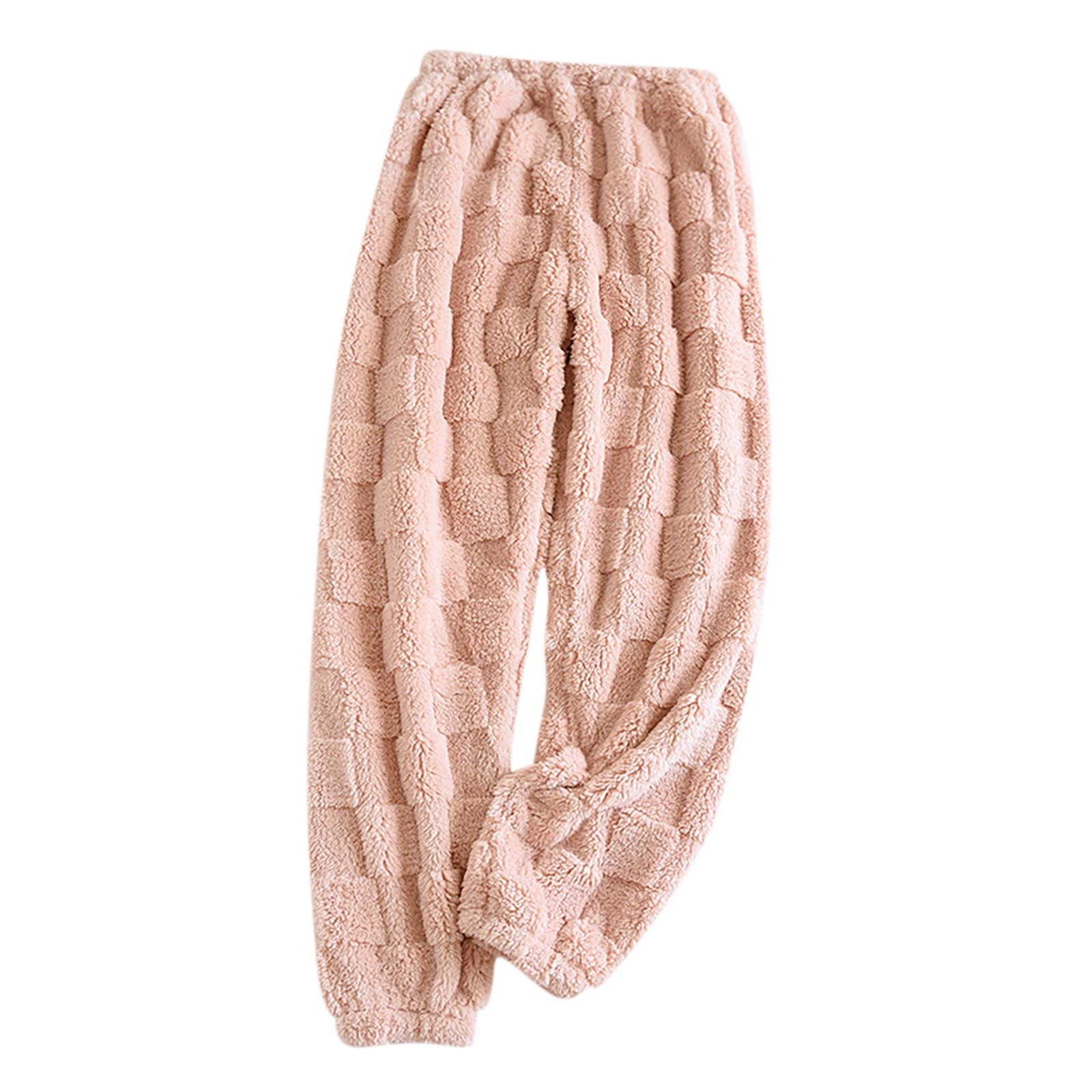 Click here for Cfhntfmh Fuzzy Pajama Pants For Women Plaid Pj Pan... prices
