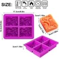 2 Pack 4-Cavity Ocean Wave Soap Mold/Silicone Sea Wave Cake Pan for ...