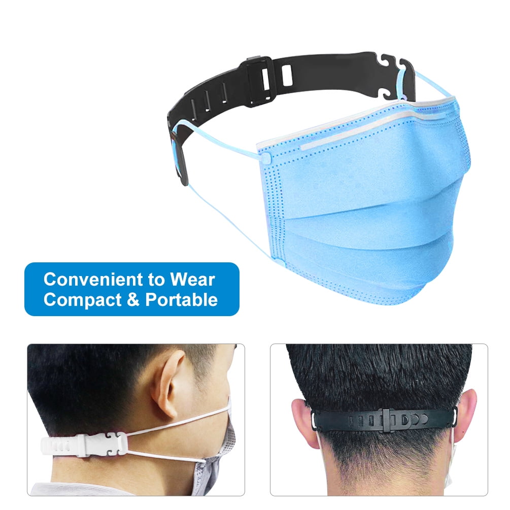 10 pcs Ear Mask Hook, Adjustable Extension Buckle Comfort Hook Loop ...