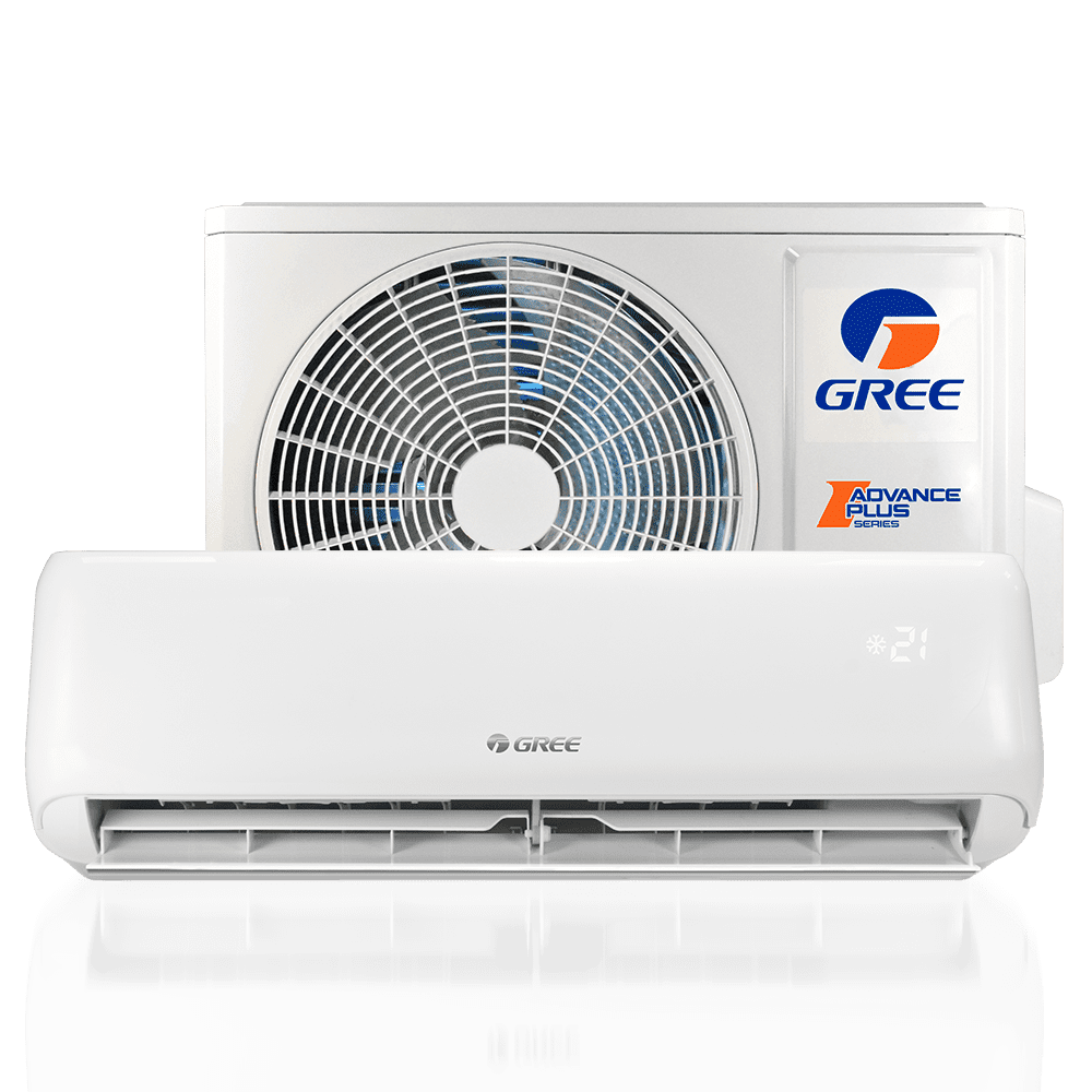 Aire Acondicionado Mini Split 1 ton 110V Frio Calor GREE Inverter ...