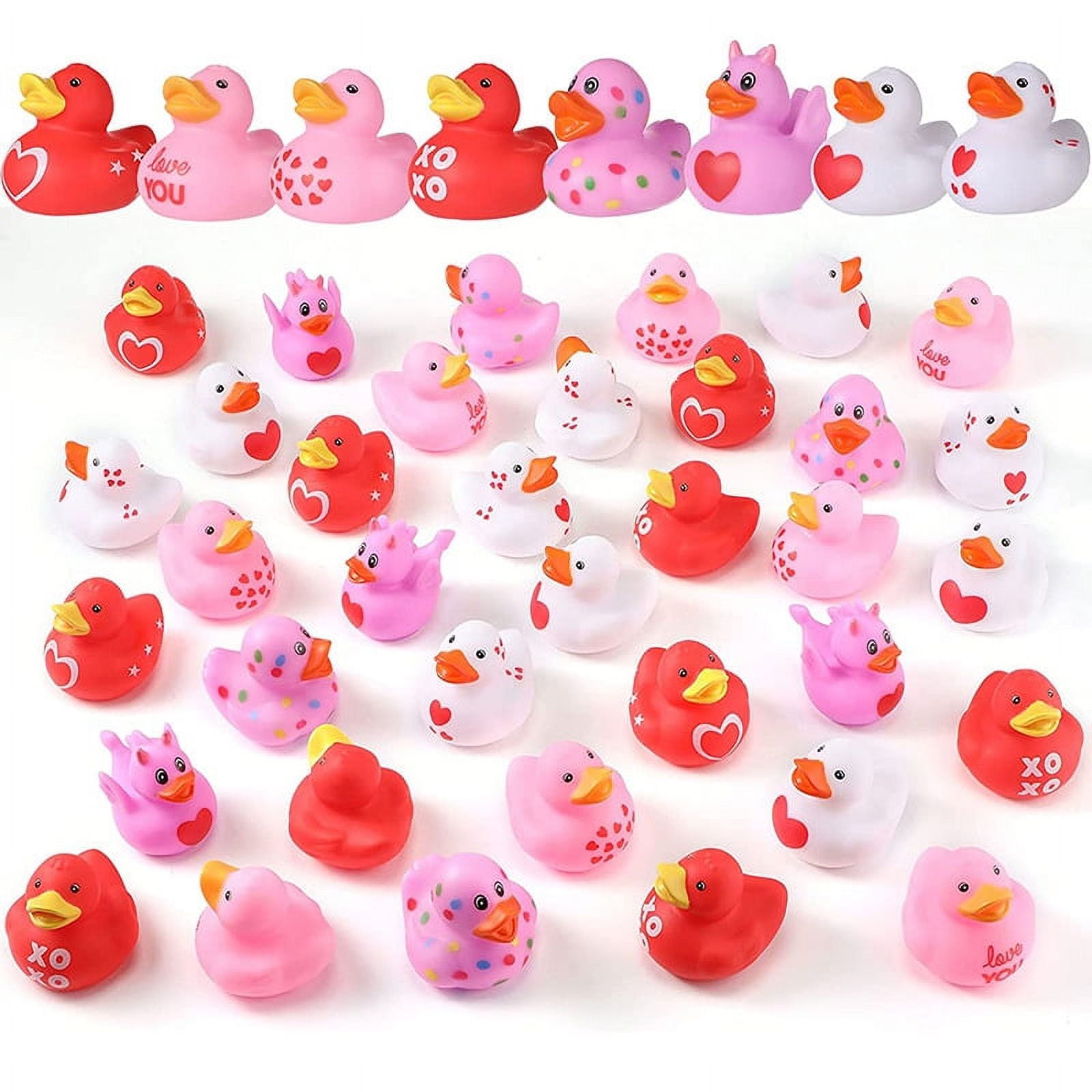 Click here for Janrevotw 24 Pieces Mini Valentines Day Rubber Duc... prices