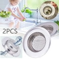 ZAROYEAX Household Stainless Steel Sink Filter Kitchen Sink Bathroom ...