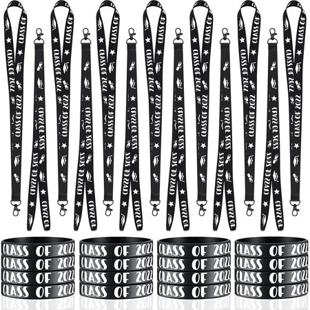 Lepai Class of 2022 Bracelets and Class of 2022 Lanyard Keychain Neck ...