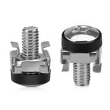 kwmobile 50 Pack M6 Cage Nuts, Bolts and Washers Kit - Cage Nuts Set ...