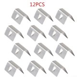 UHUSE 12 PCS Wind Rain Deflectors Channel New Metal Universal Clips For ...