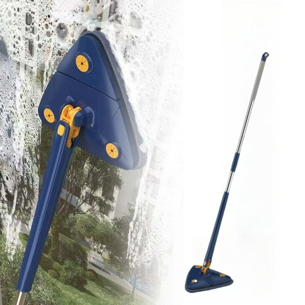 SIfdSeng 360° Rotating Triangle Cleaning Pad 1. Extendable Microfiber ...