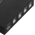 BESTYASH Printer Sharing USB Hub 4 Port with Individual Buttons Black ...