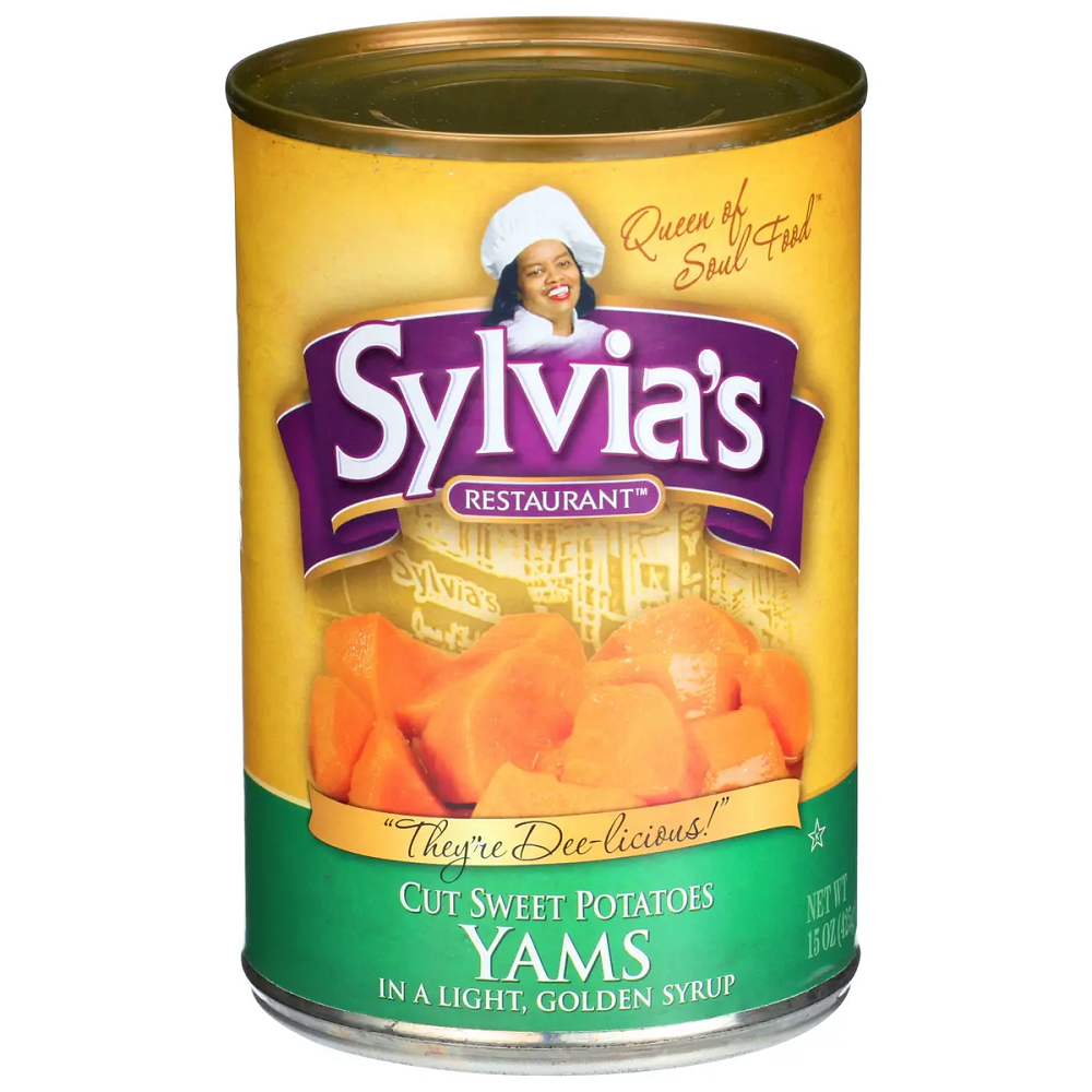Sylvia's Yams in a Light Golden Syrup, 15 oz [Pack of 12] - Walmart.com