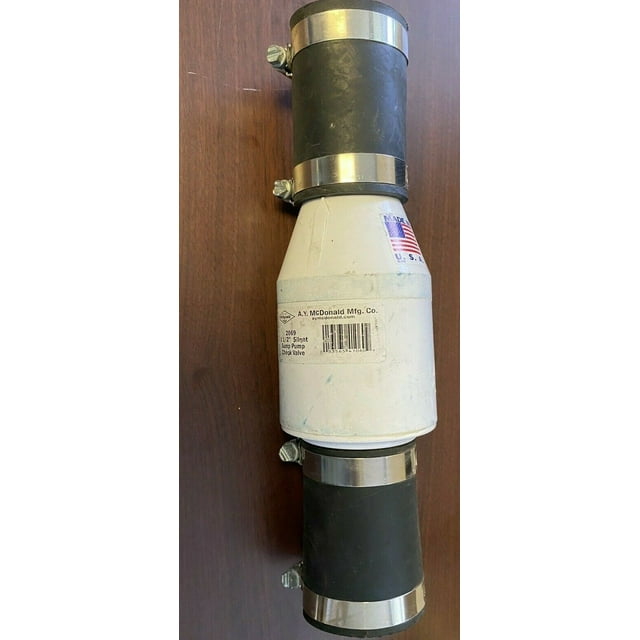 Mcdonald 2069 Series 1-1/2" Silent Sump Pump Check Valve 1 QUIET check ...