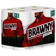 Brawny Strong Everyday Full Sheet Paper Towels, White, 24 Large Rolls ...