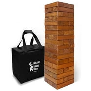 Hey! Play! Classic Giant Wooden Blocks Tower Stacking Game - Walmart.com
