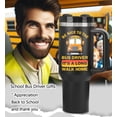 Bus Driver Appreciation 40oz Tumbler With Handle - Be Nice To The Bus ...