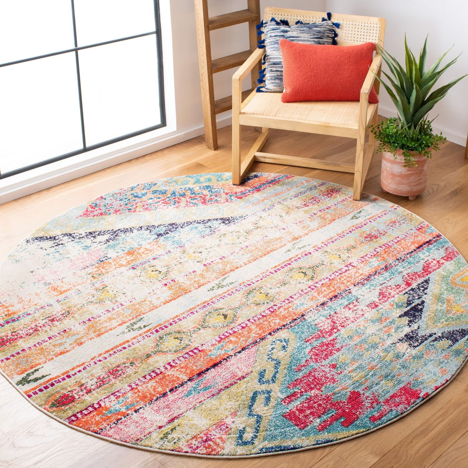 Click here for Safavieh Monaco Risto Abstract Area Rug 4 X 4 Roun... prices