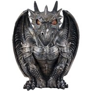 Ebros Gothic Winged Cat Gargoyle Shelf Sitter 4" Wide PC Monitor Topper ...