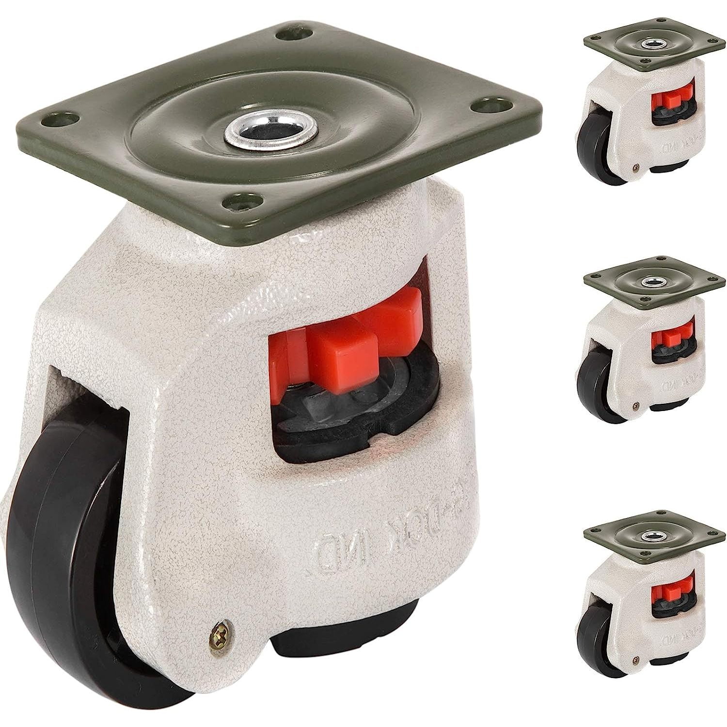 Bilot Leveling Casters Set of 4, 2" - Self Leveling Casters Heavy Duty ...