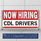 Now Hiring CDL Drivers 13 oz Heavy Duty Vinyl Banner Commercial Driver ...