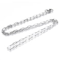 6pcs Brass Paperclip Chains Drawn Elongated Cable Chains Necklace ...