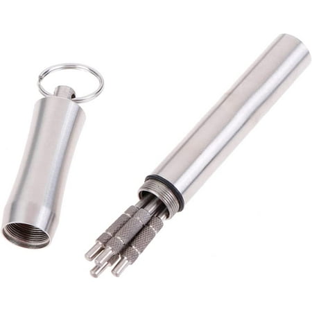 Reusable Titanium Toothpicks Holders Mini: Metal Toothpick Holder ...