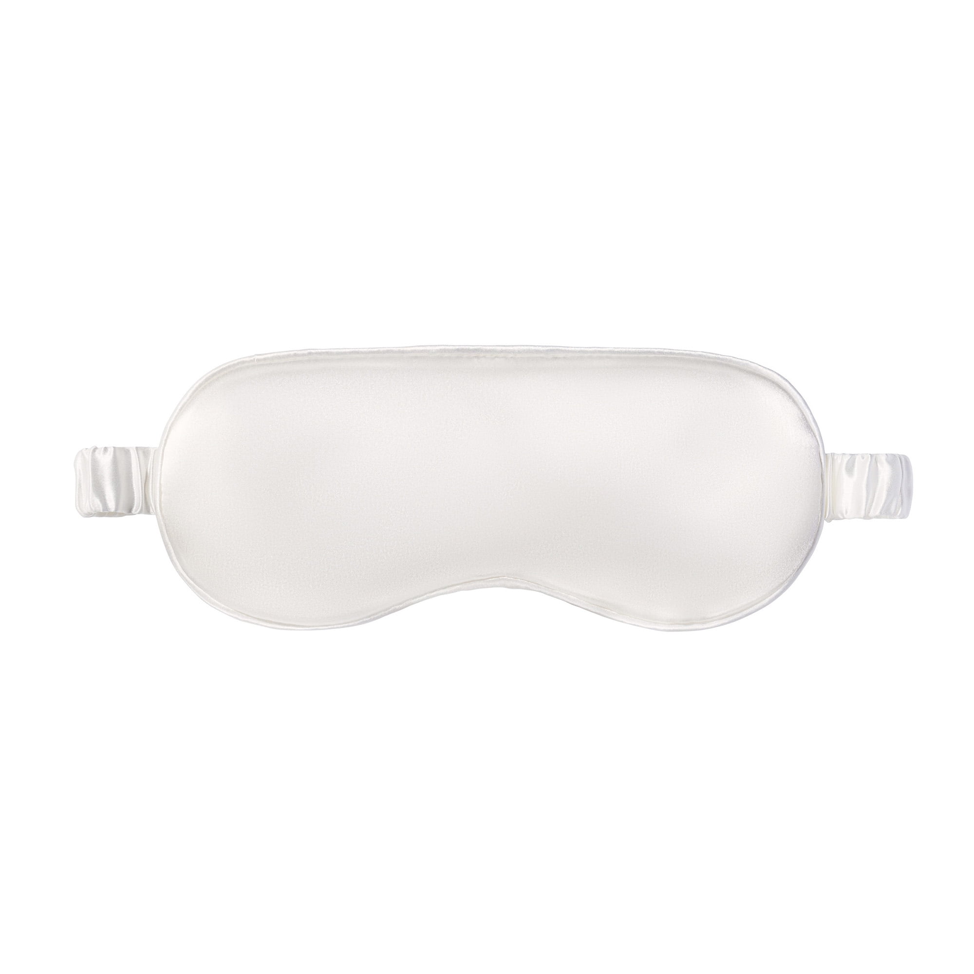 Slip Pure Silk Soft Sleep Mask with Elastic Band, Reusable, White ...