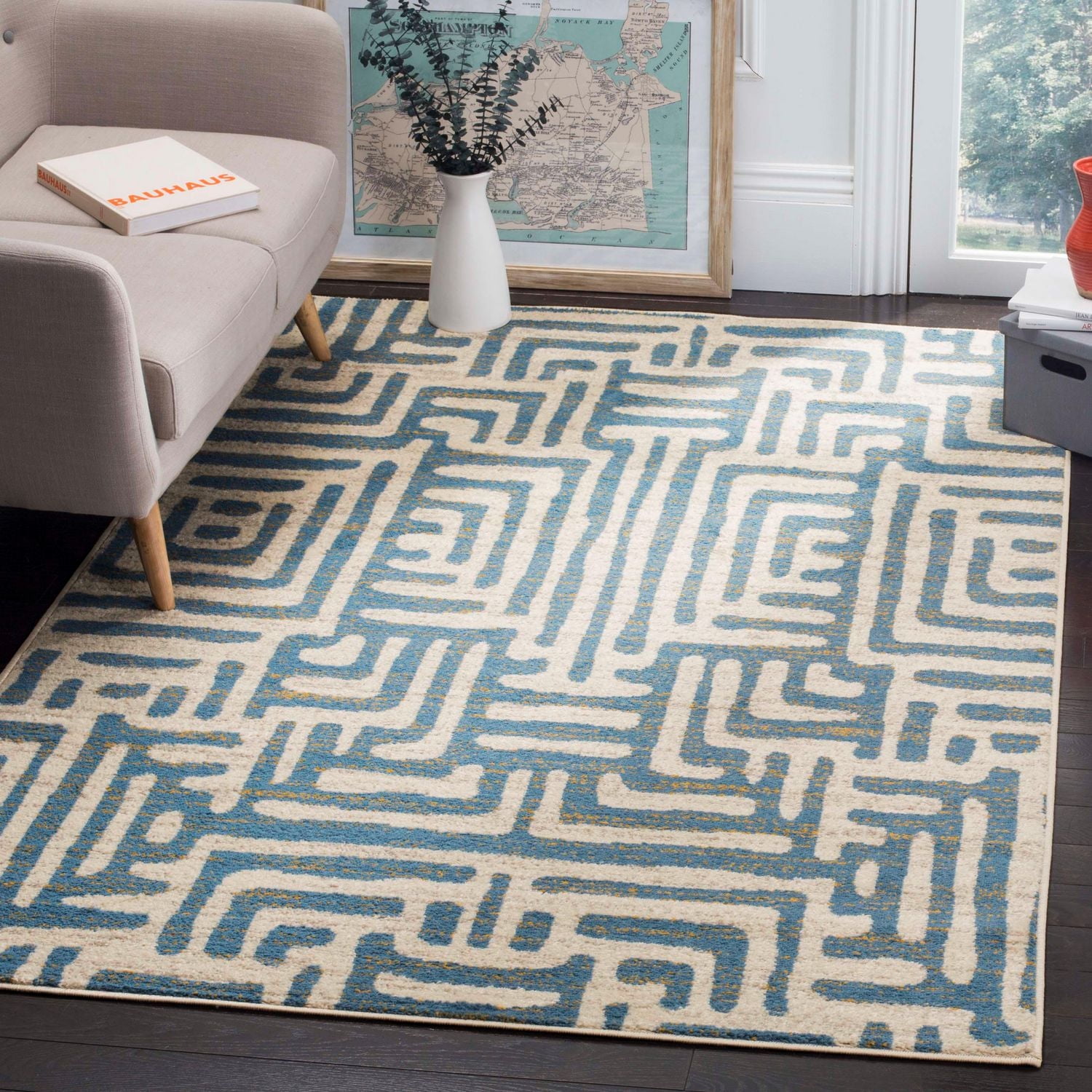 Click here for Safavieh Amsterdam Elvan Geometric Area Rug 4 Ft.... prices