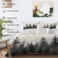 Black Forest 4 Piece Duvet Cover Set Twin Size Tree Bird Nature ...