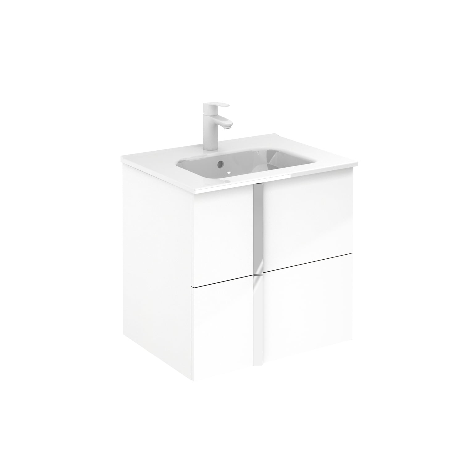 Royo Group USA 24'' 2 Drawer Onix White with Ceramic Top and Mirror ...