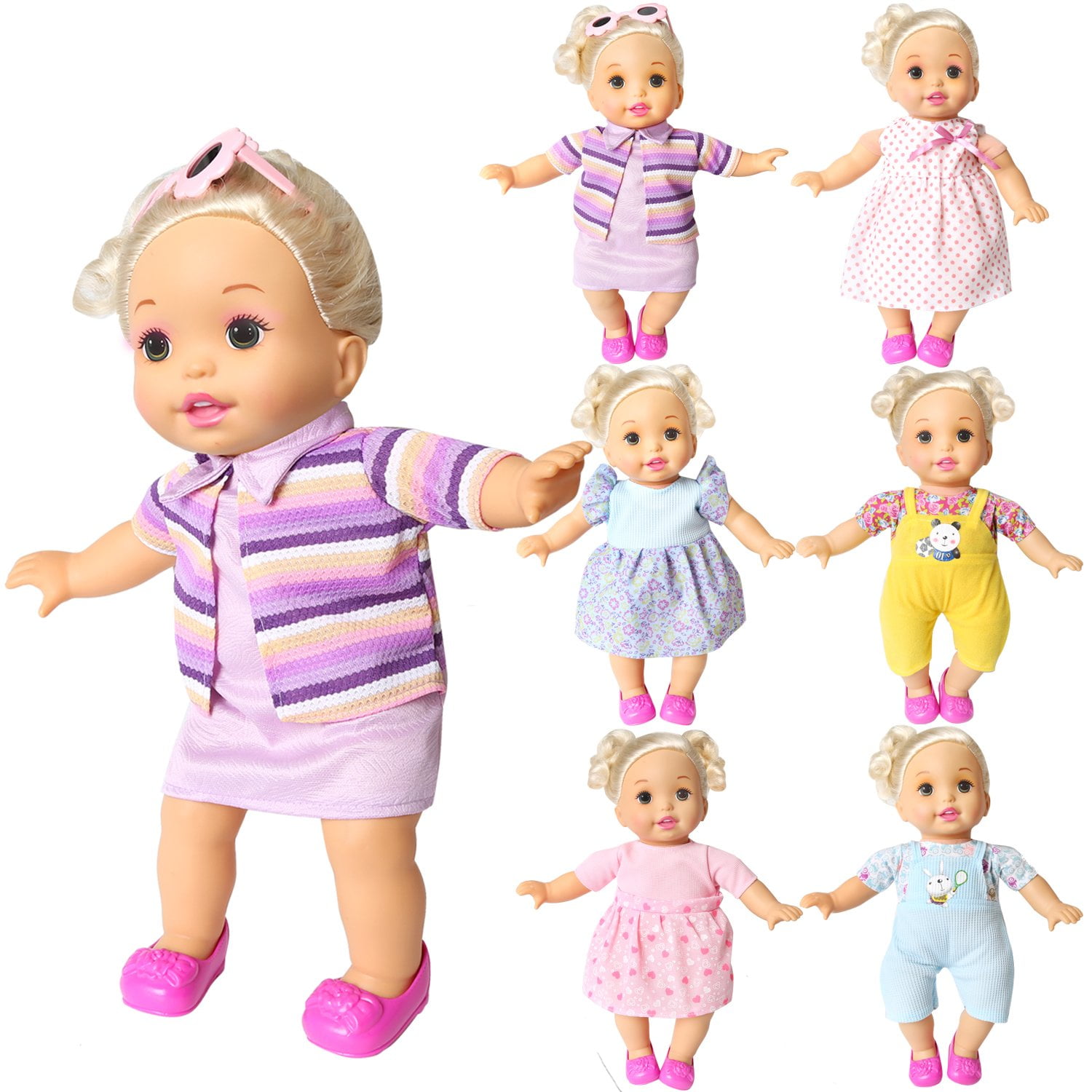 Click here for Bobo Clothes Set Of 6 For 12-14-16 Inch Alive Love... prices