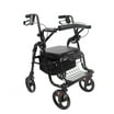 Drive Medical Duet Wheelchair Walker Rollator Combo, Terrain Mobility ...