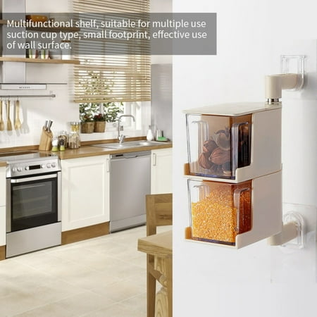 Seasoning Box Wall Mounted Condiment Storage Case Wall Mounted ...