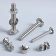 5/16-18 x 2-1/2" Carriage Bolts 304 Stainless Steel 18-8,Round Head ...