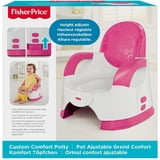 Fisher-Price Custom Comfort Adjustable Potty, Pink/White - Walmart.com