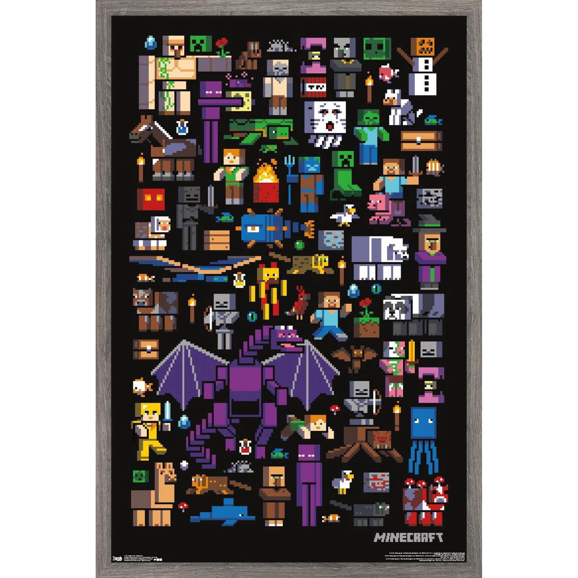Click here for Trends International Minecraft - Mobbery Wall Post... prices